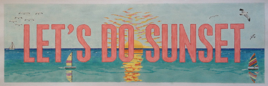 Let's Do Sunset - Purple Palm Designs